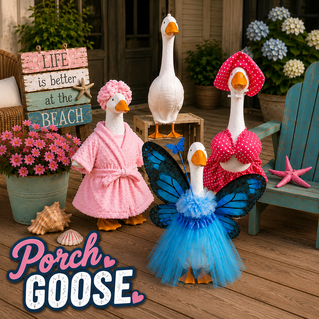 PORCH GOOSE *if you need SHIPPING instead of pick up please see descri ...