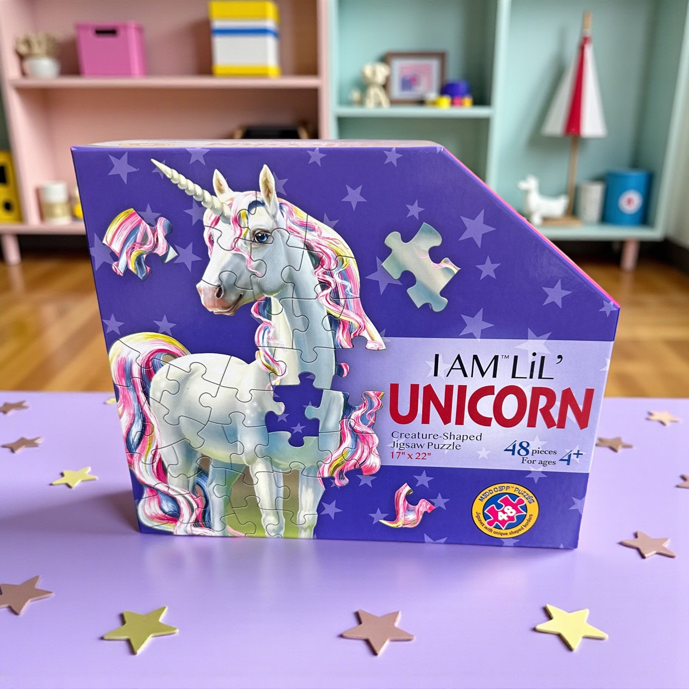 Unicorn Puzzle 48 pc – Muddy Moose Market